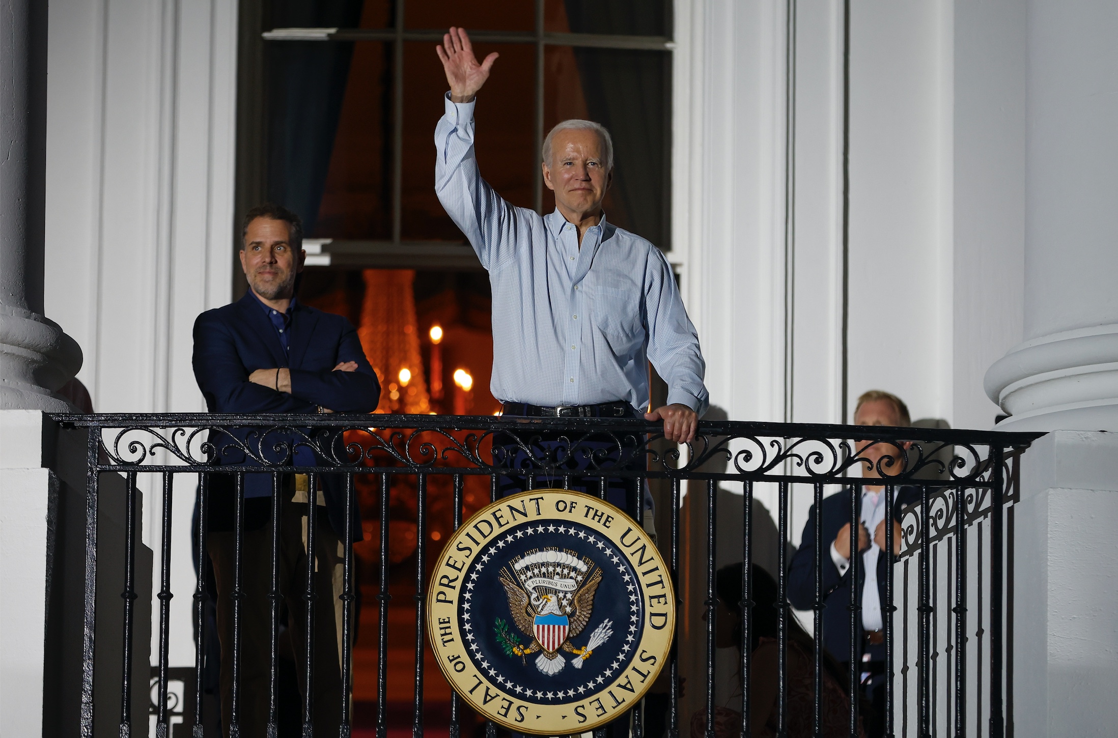 Hunter Biden Joined Father at White House for 4th of July