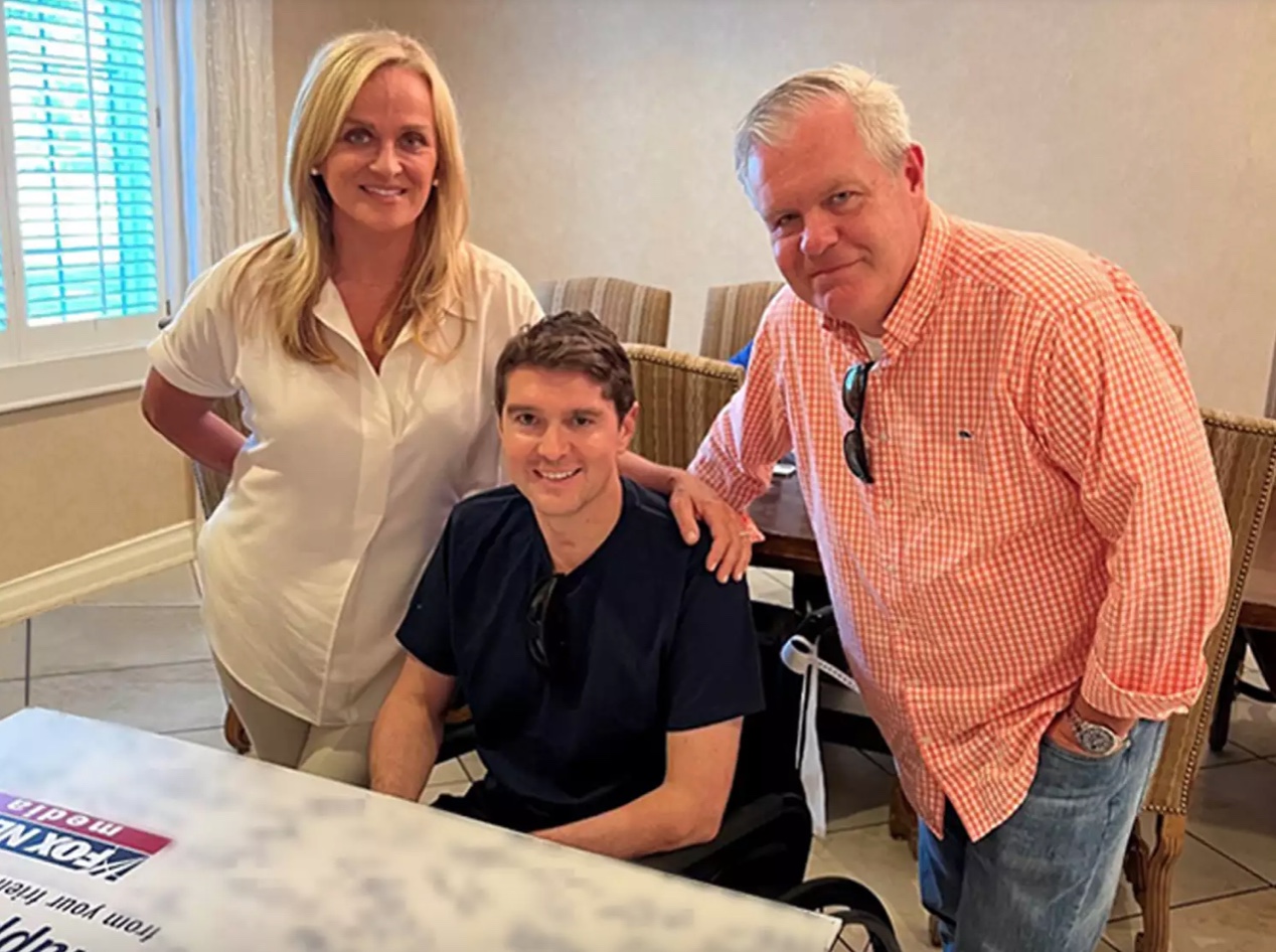 Fox News Executives Join Benjamin Hall For His Birthday