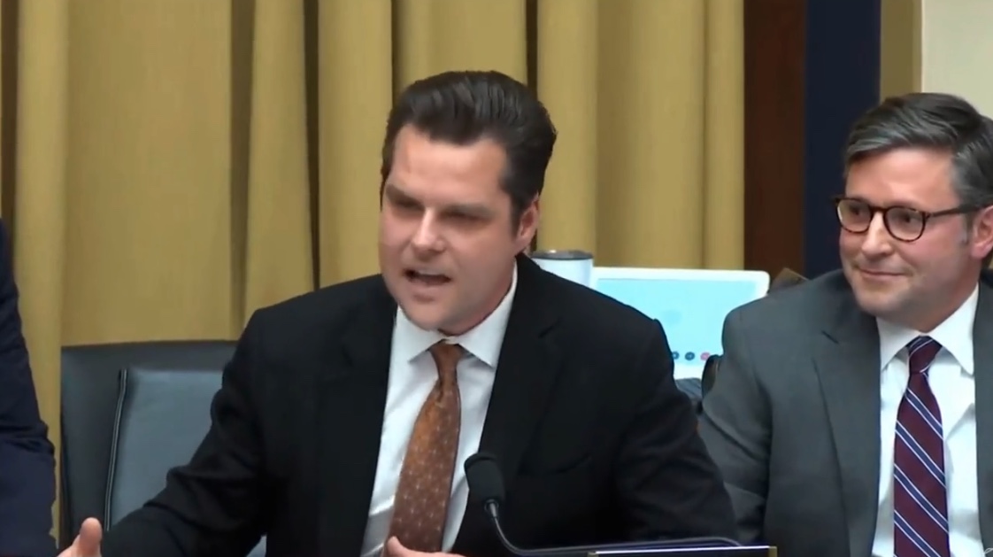 Matt Gaetz and Karen Bass Have Yelling Match: 'Outrageous!'
