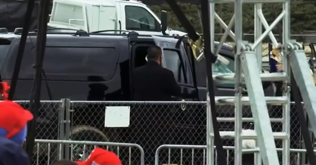 Twitter Sleuths: Here's Video of Trump Lunging for Wheel