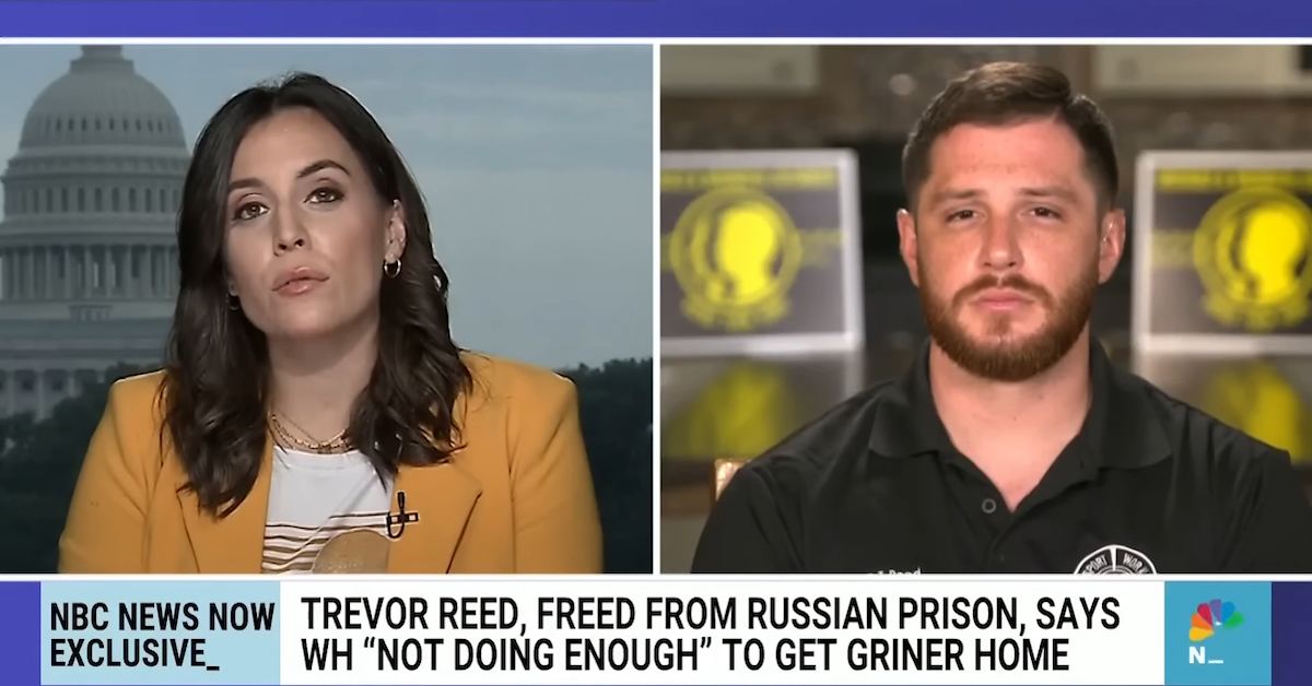 Trevor Reed Says Biden Not Doing Enough to Free Griner