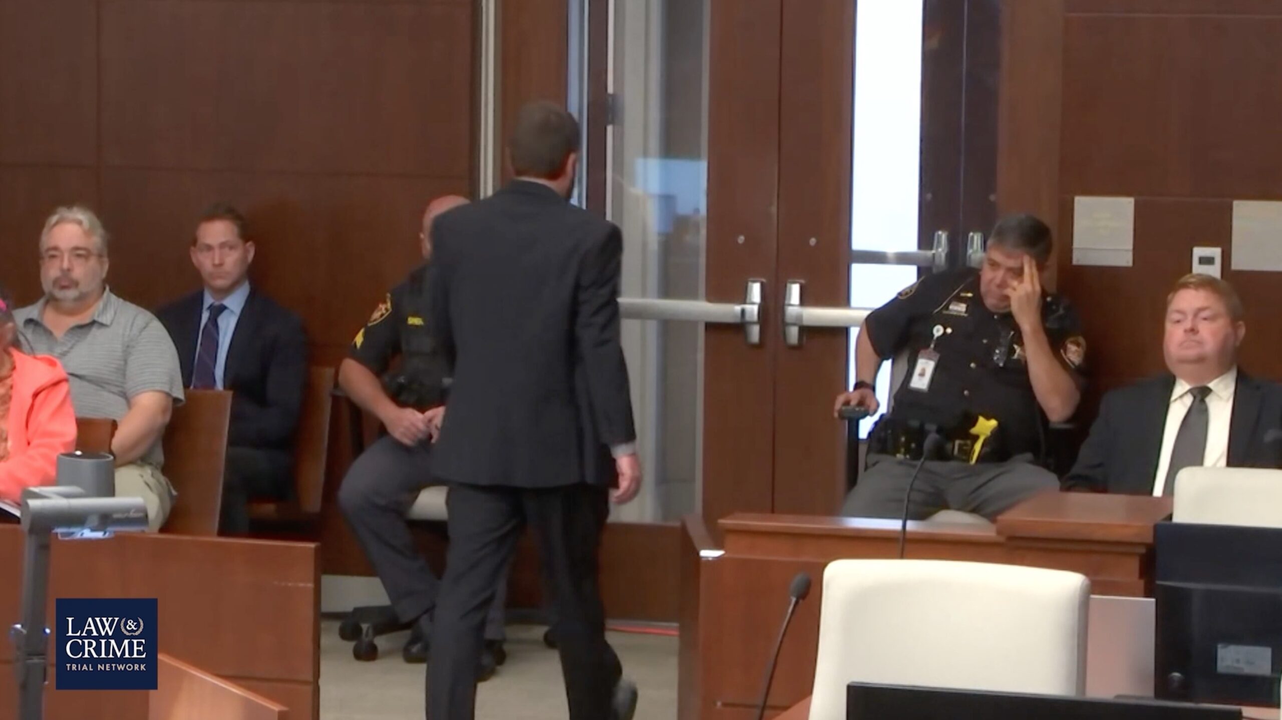 Matheau Moore Prosecutor Mark Sleeper Storms Out of Court