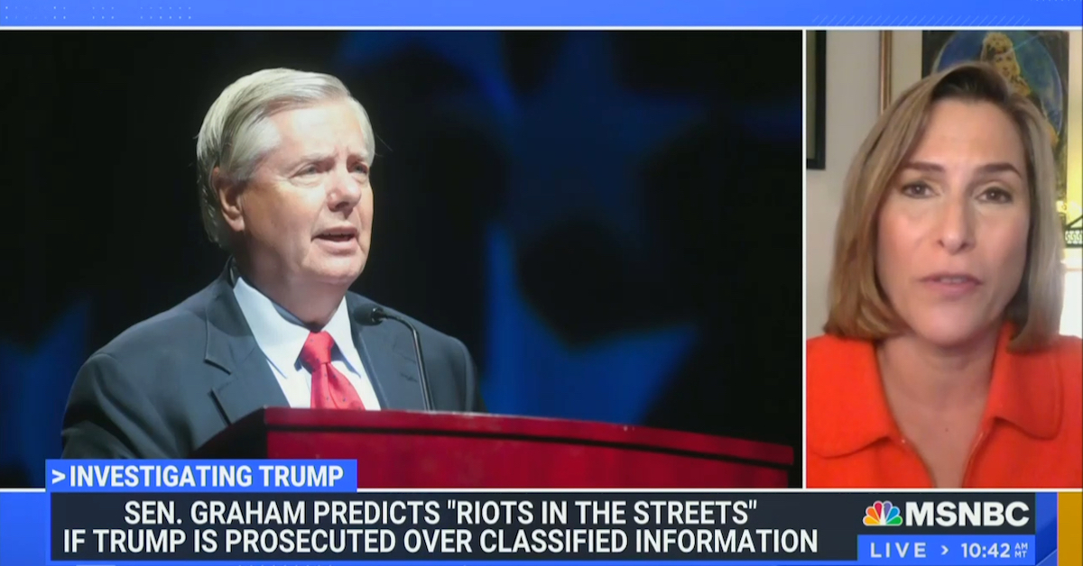 GOP's Susan Del Percio Calls Out Graham 'Riot' Prediction