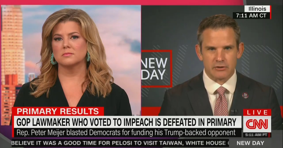 Kinzinger Rips Democrats for Backing Trumpian Candidates