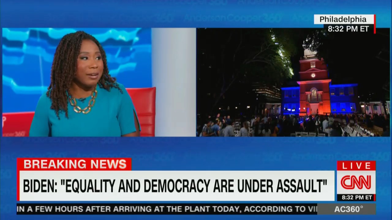 CNN's Eva McKend Fawns Over Biden Blasting MAGA Republicans