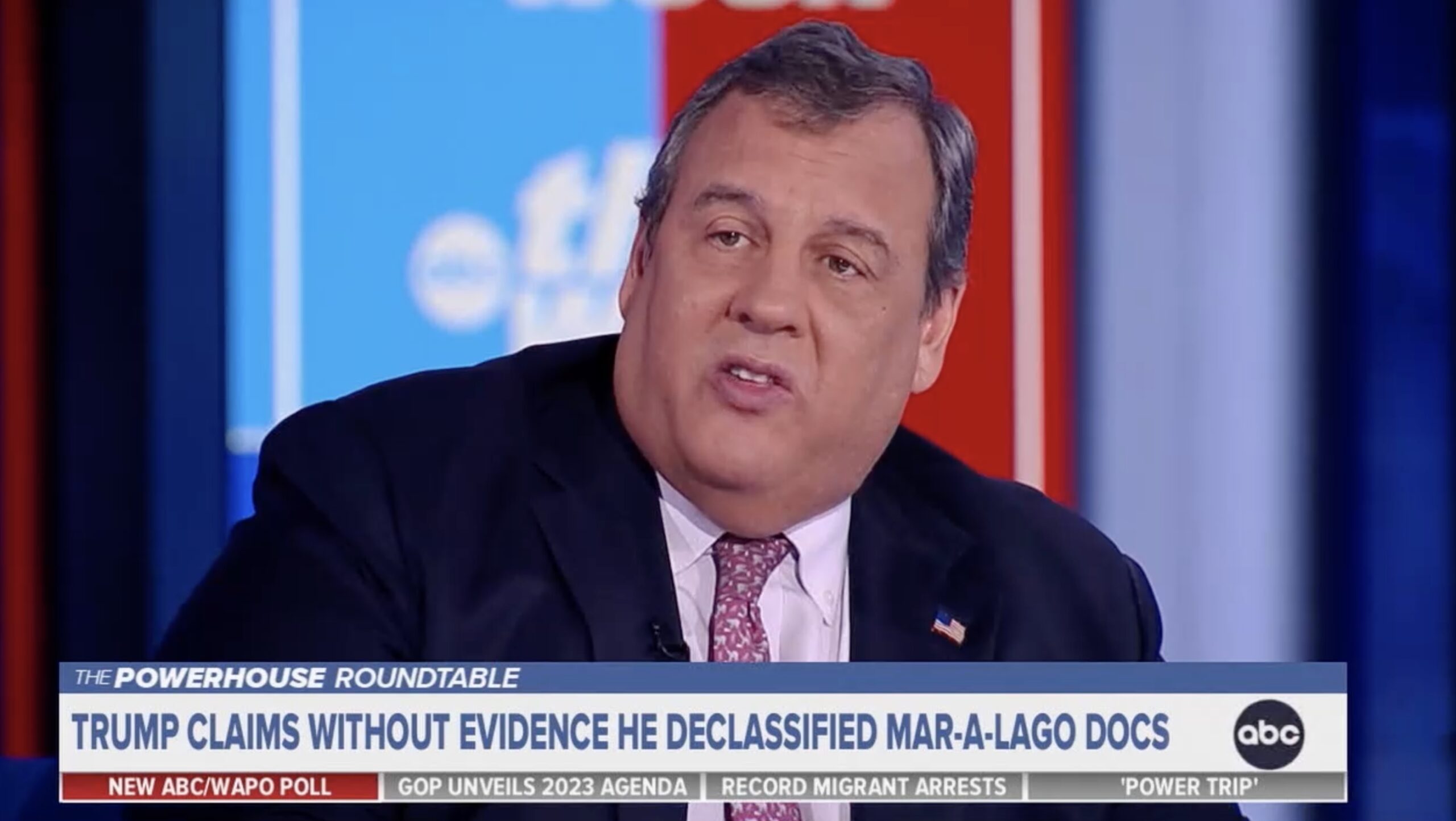 Chris Christie: Trump Talking His Way Into a 'Self-Inflicted Indictment'