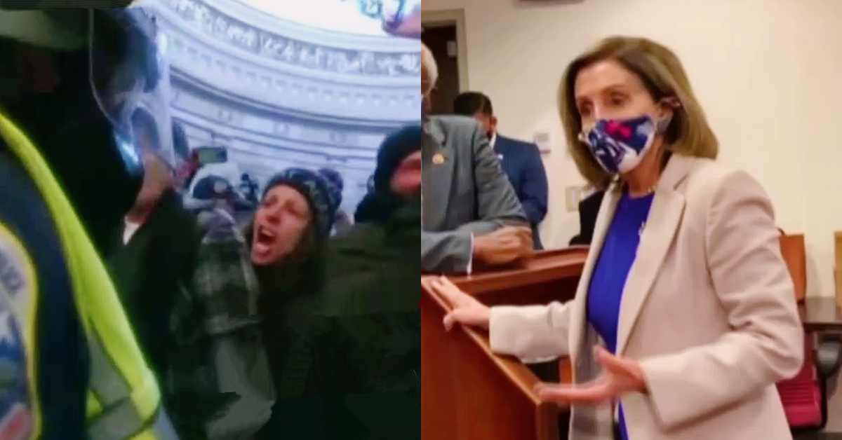 'Bring Her Out!' Bloodthirsty Rioters Demand Cops Give Up Pelosi As She ...