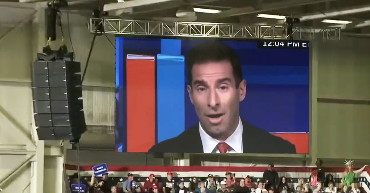 Trump Plays Video at Rally of Media Covering Letitia James