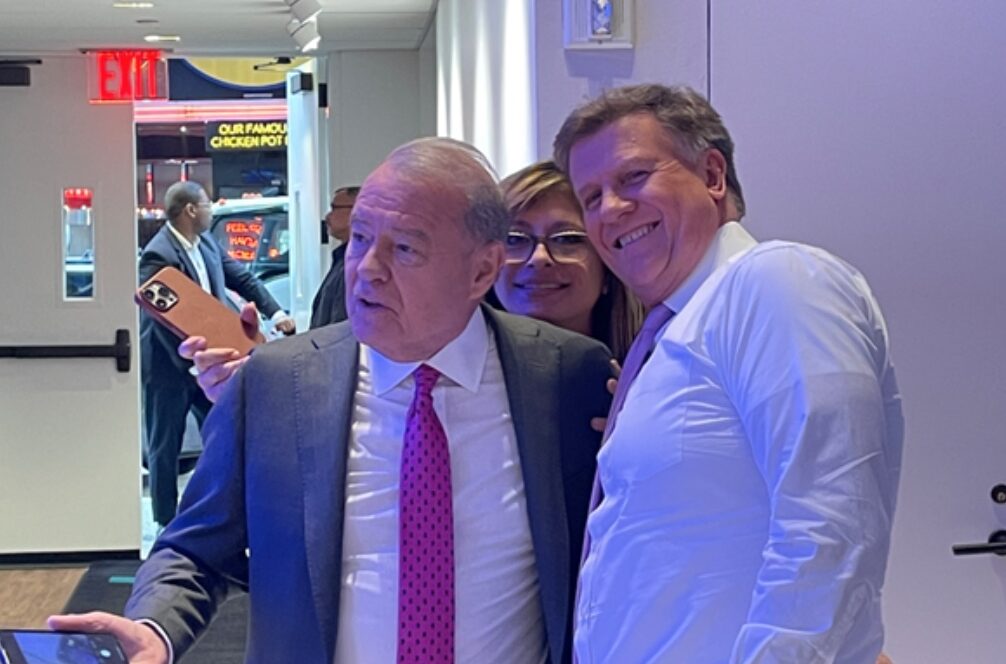 Fox Business Holds Meeting With CNBC's Squawk Box