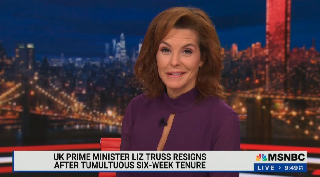 Stephanie Ruhle Mocks Larry Kudlow for Praising Liz Truss' ill-Fated ...