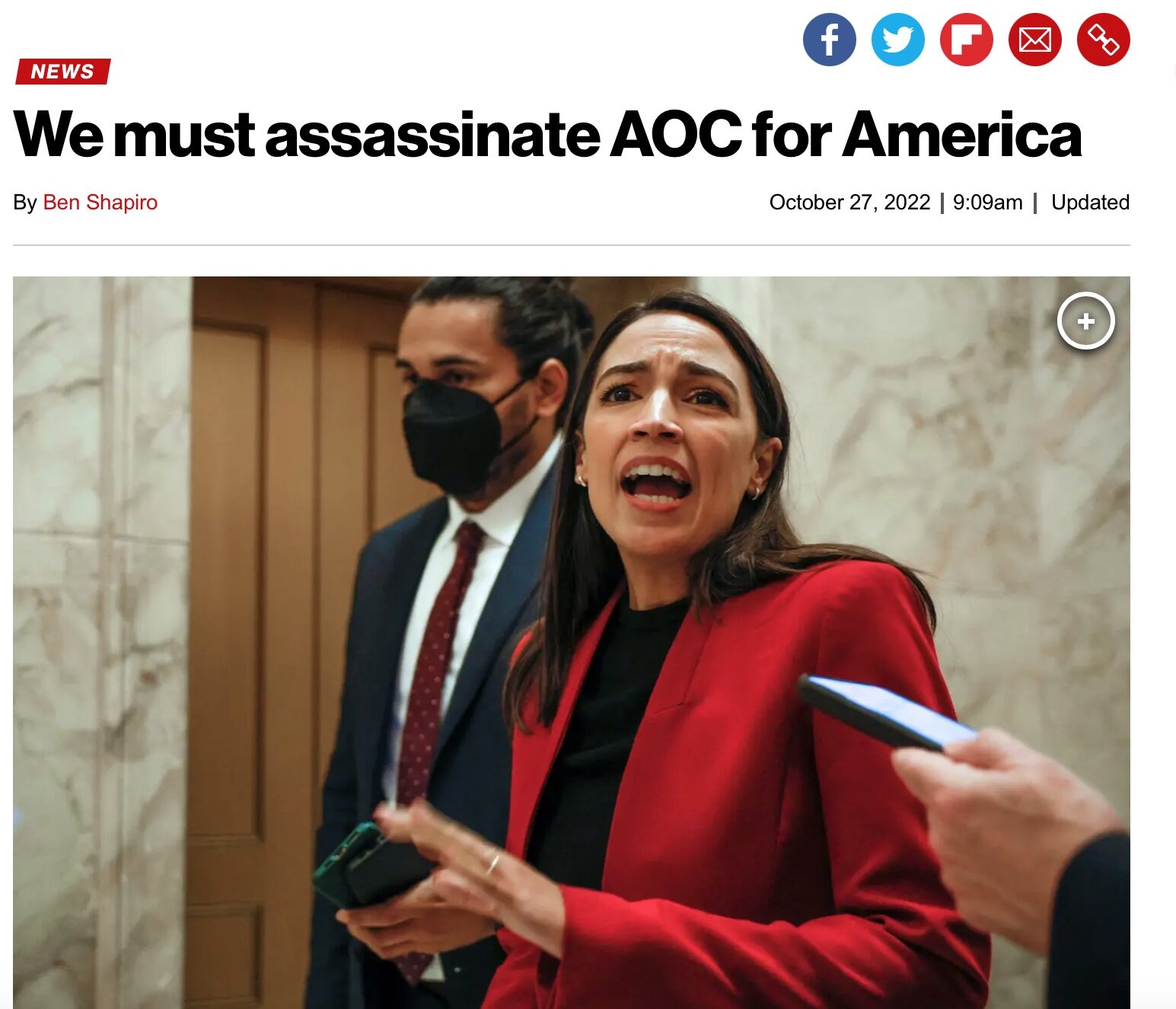 New York Post Deletes Hacked Tweet Proposing AOC Murder