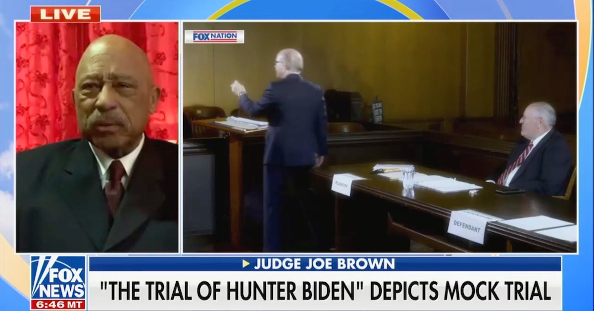 Judge Joe Brown Presiding Over Hunter Biden Mock Trial