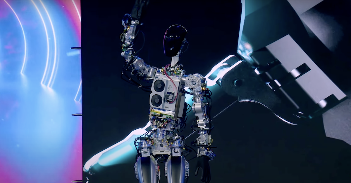 WATCH: Tesla Shows Off Dancing Humanoid Robot AT AI Event