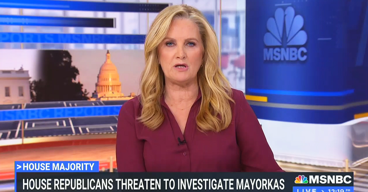 MSNBC's Alex Witt Says Kevin McCarthy is 'Bullying' Mayorkas