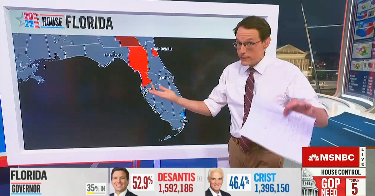 MSNBC Says Florida Starting to Look Like a Red State