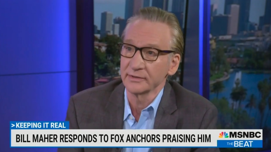 Bill Maher Responds to Fox News Hosts Praising Him