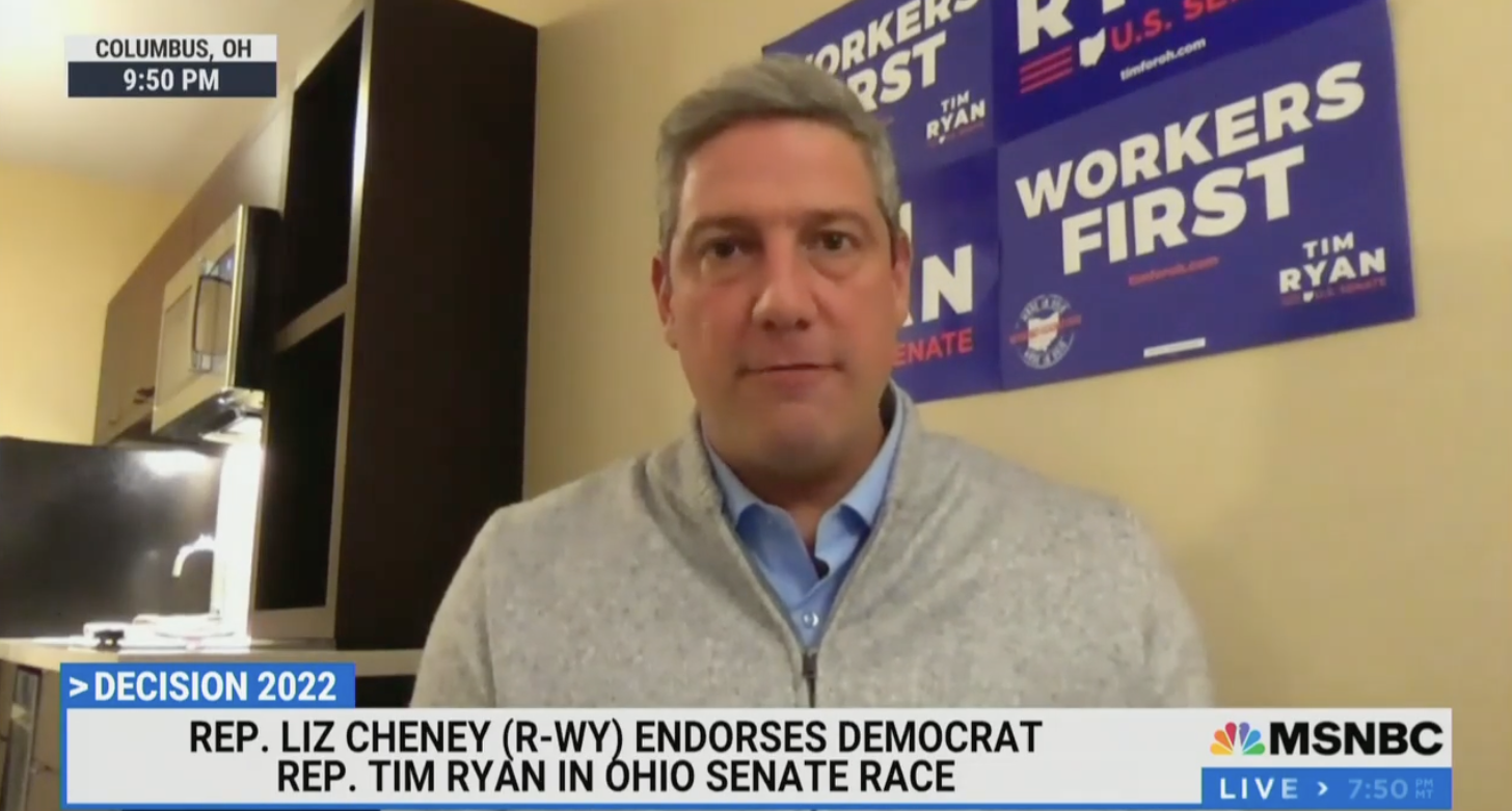 Tim Ryan Says He Goes on Fox News to Reach 'Gettable' Voters: 'You ...