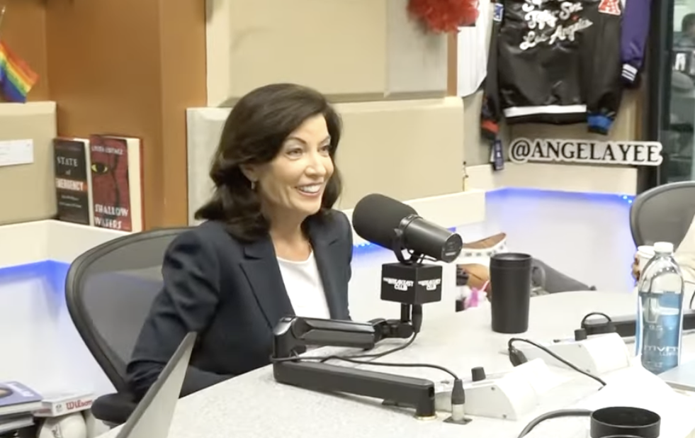 Kathy Hochul Laughs When Asked How She Became NY Governor