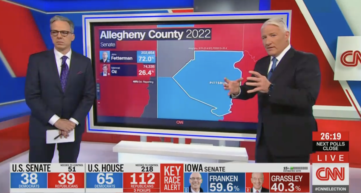 CNN's John King Says Oz Might Win Where Trump Couldn't: Pittsburgh ...