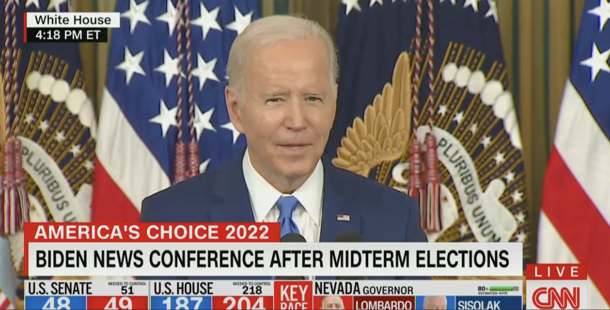Biden Celebrates Dems Dodging Red Wave, But Says It's Clear Voters are ...