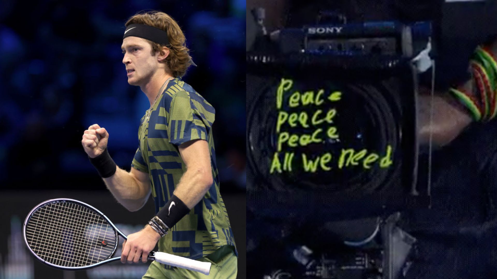 WATCH: Russian Tennis Player Writes Anti-War Message On Camera Lens ...