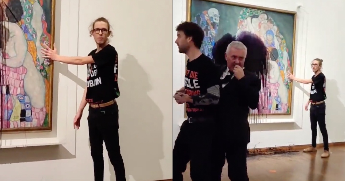 WATCH: Climate Activists Deface Another Classic Painting