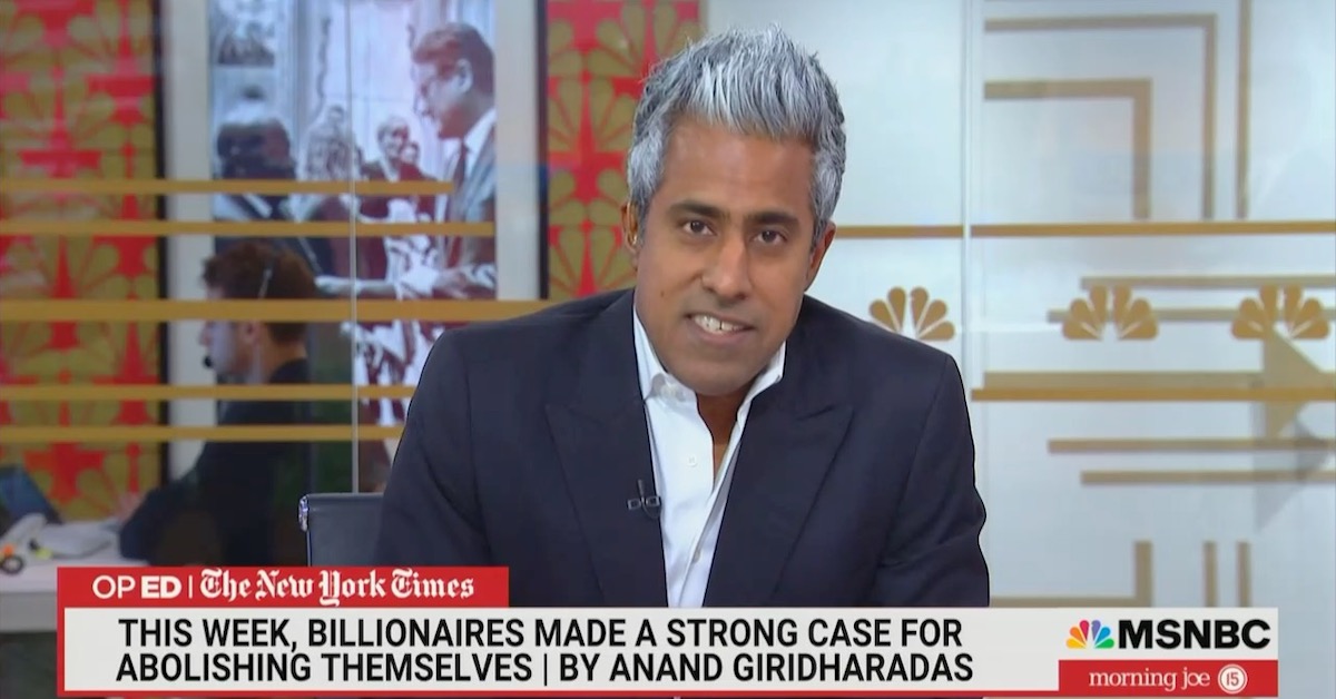 MSNBC Analyst: 'Policy Choice' Allows Billionaires like Musk