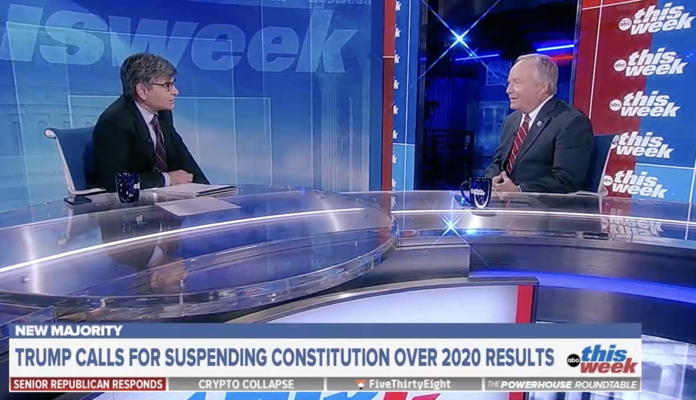 WATCH: George Stephanopoulos Puts a GOP Congressman On the Run for ...