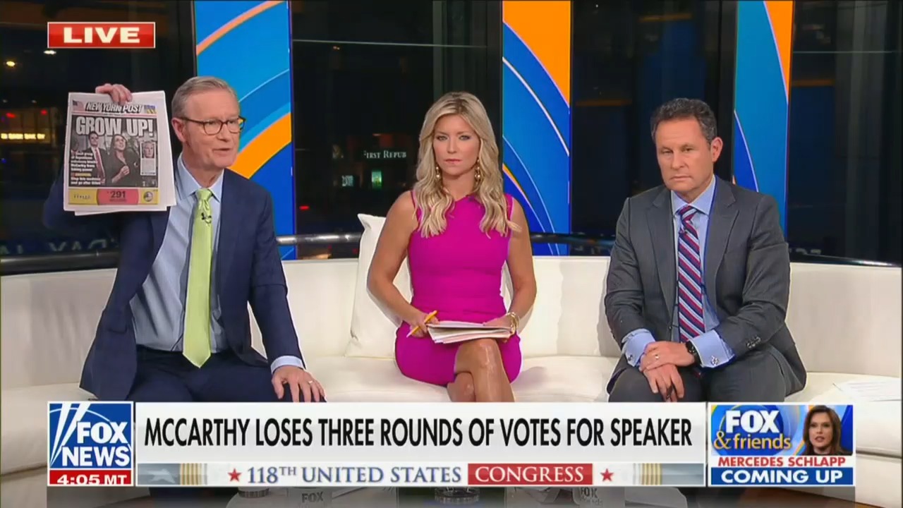 Fox & Friends on Speaker Chaos: Disaster for the Republicans