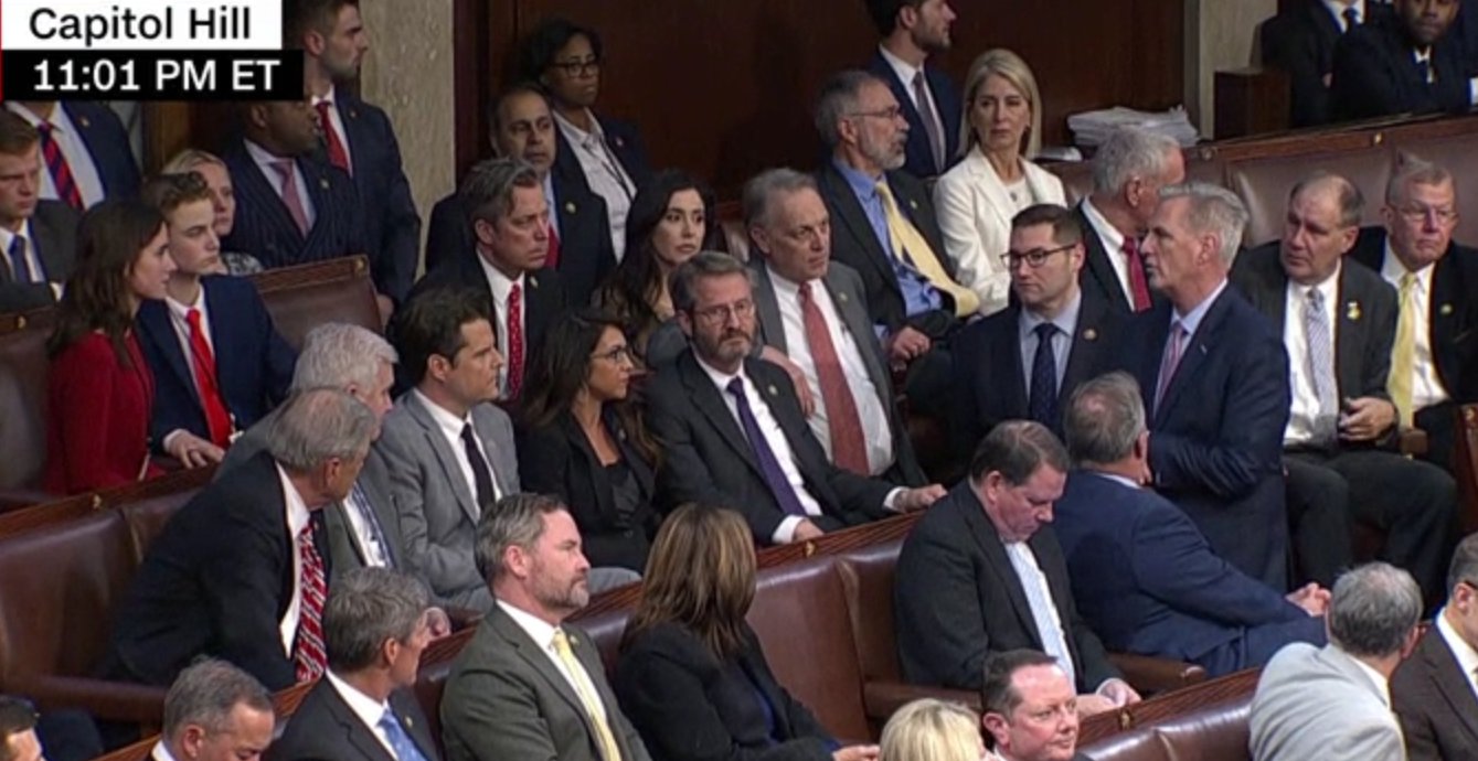 WATCH: 'Dejected' Kevin McCarthy Confronts Matt Gaetz After His Bid for ...