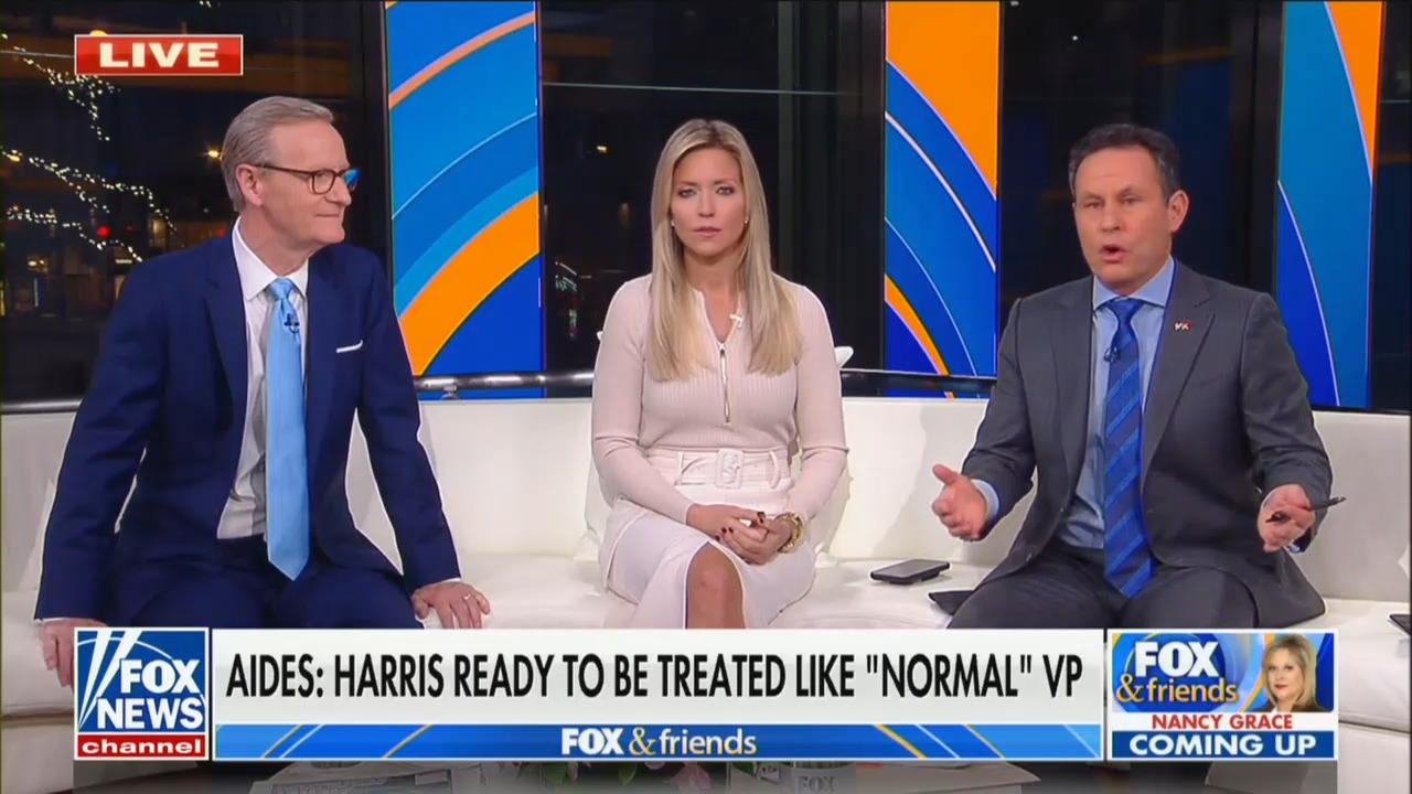 Brian Kilmeade to Kamala Harris: Be a Normal Vice President!