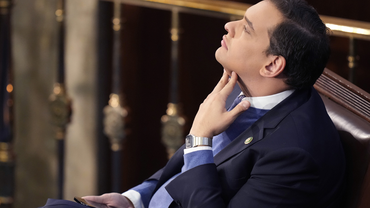 George Santos Spotted in $7,800 Cartier Watch -- But Is It Fake?