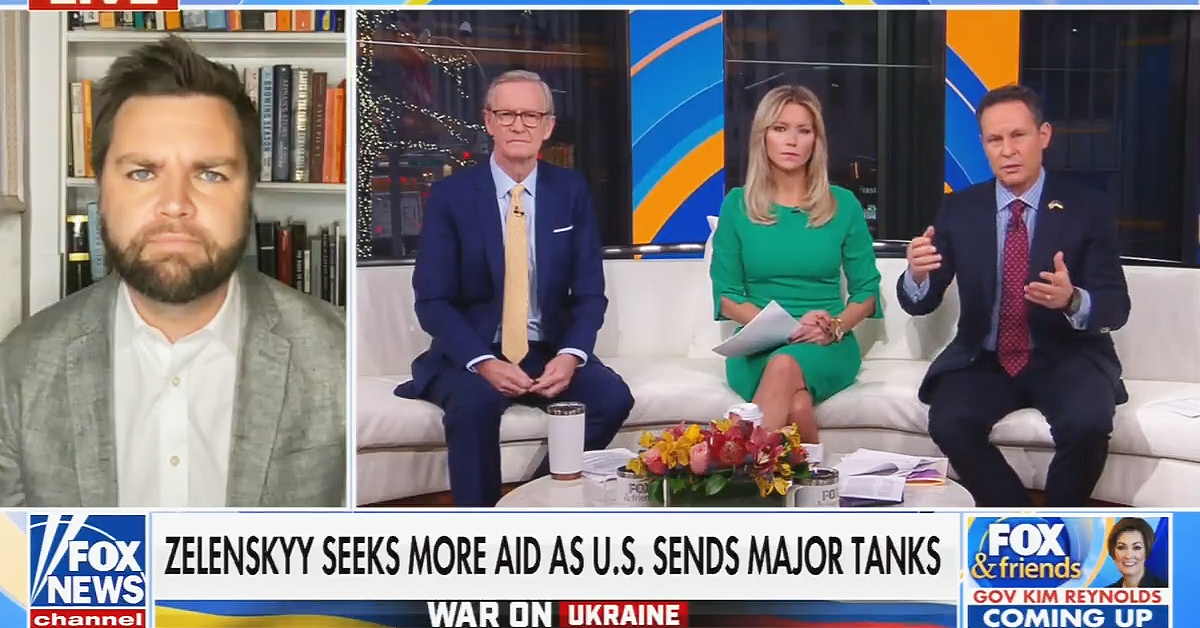Brian Kilmeade Confronts JD Vance on Ukraine Aid Skepticism