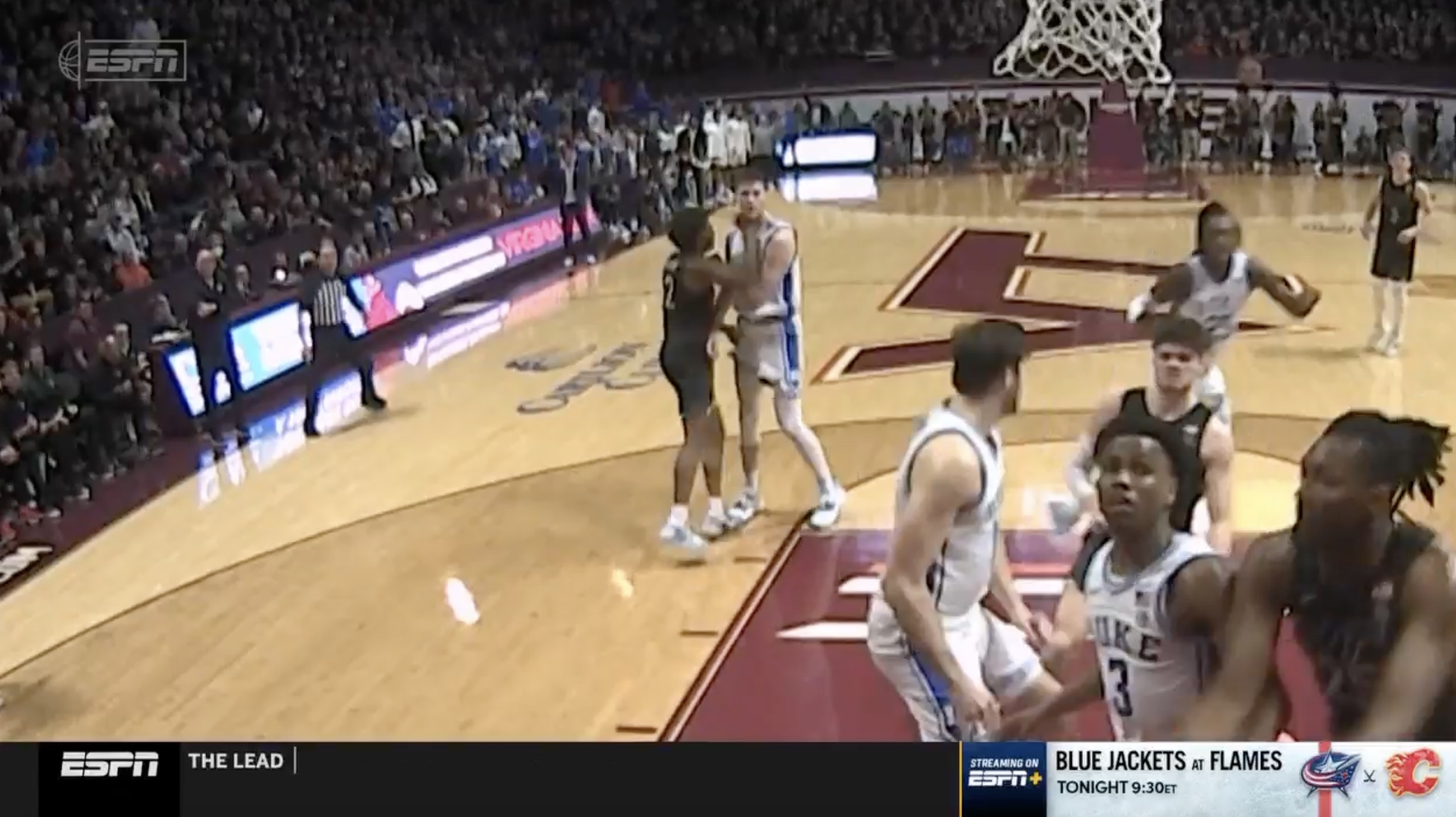 WATCH: Duke Basketball Player Punched In The Throat By Opponent ...