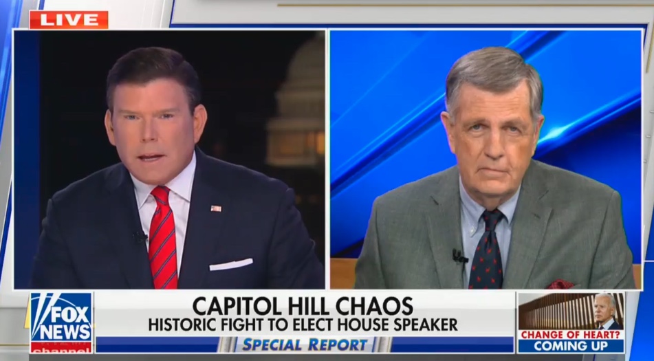 Bret Baier and Brit Hume Marvel at Speakership Fiasco