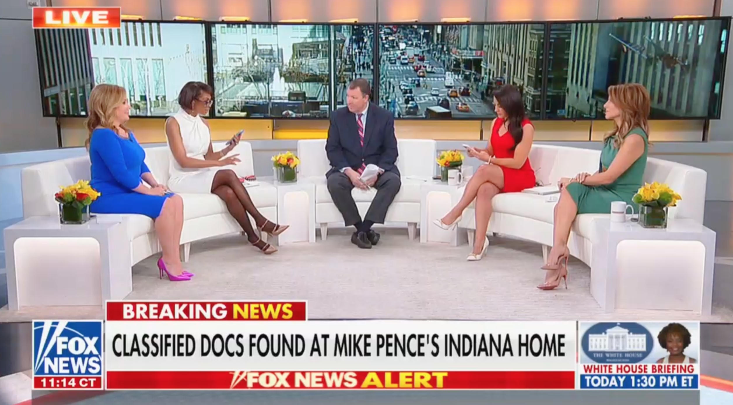 Fox's Outnumbered Rips Joe Biden Over Mike Pence Documents