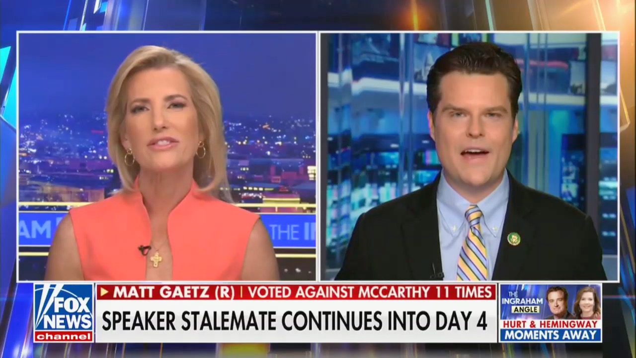 Matt Gaetz: ‘If Democrats Join Up to Elect a Moderate Republican, I ...