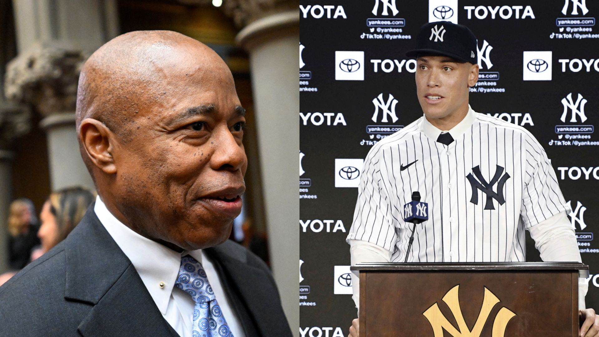 Eric Adams Announces NY Yankees’ Aaron Judge Will Get Key To The City ...