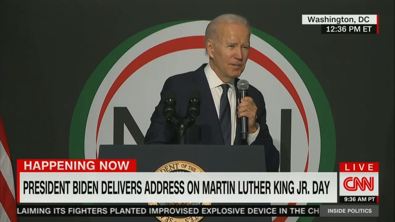 Biden Talks Civil Rights In Martin Luther King Day Speech