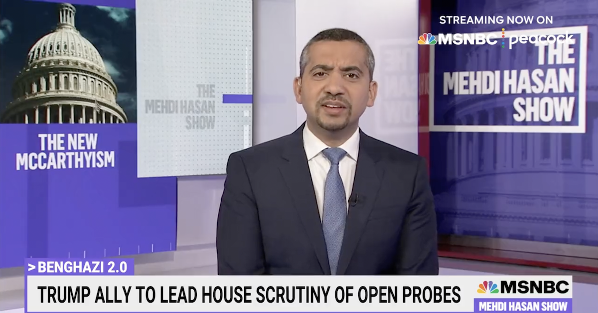 Mehdi Hasan Blasts House GOP Probes As New 'McCarthyism'