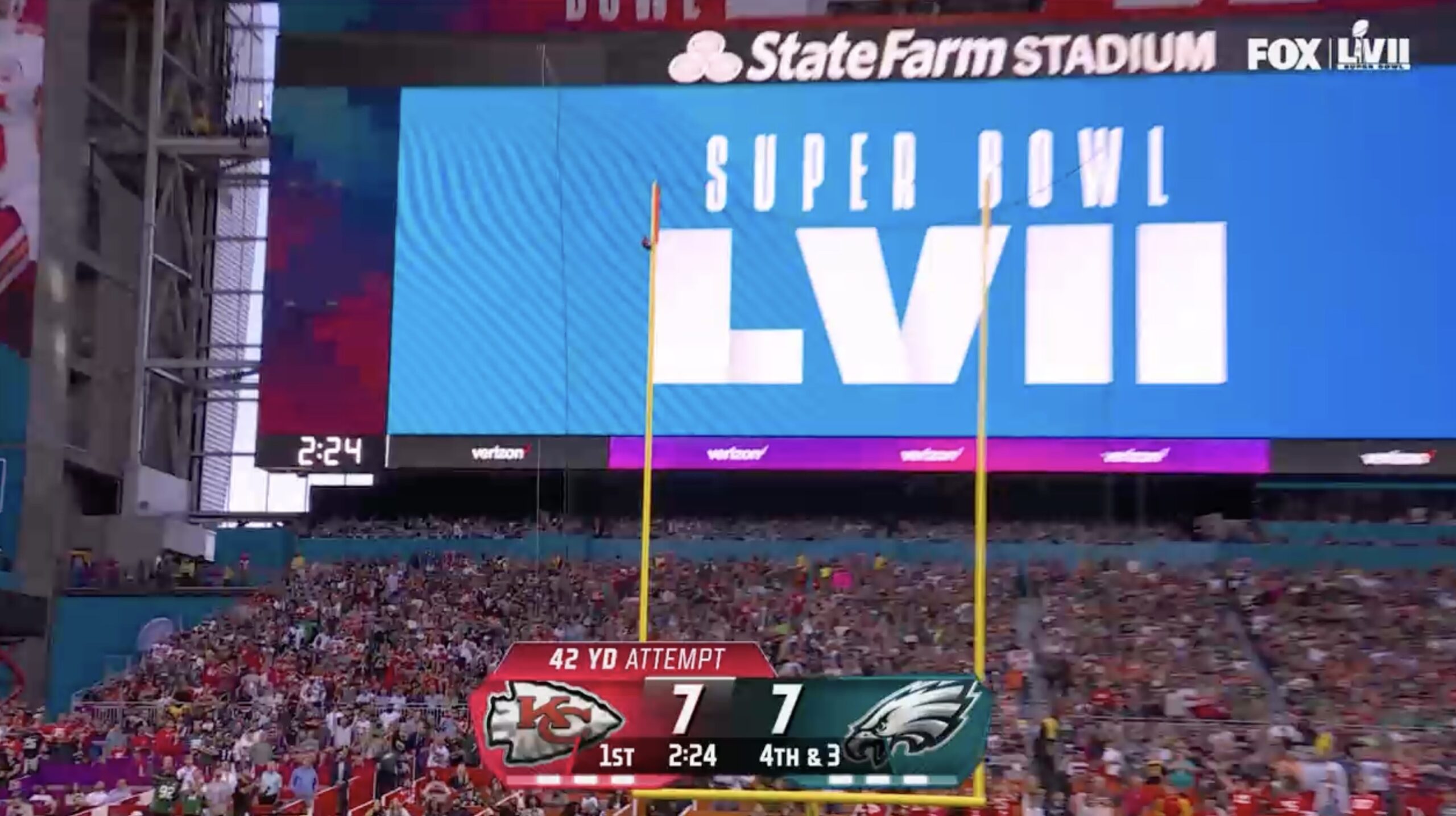 ‘Ends With a Doink!’ Fox Announcers React as Chiefs’ Field Goal Attempt ...