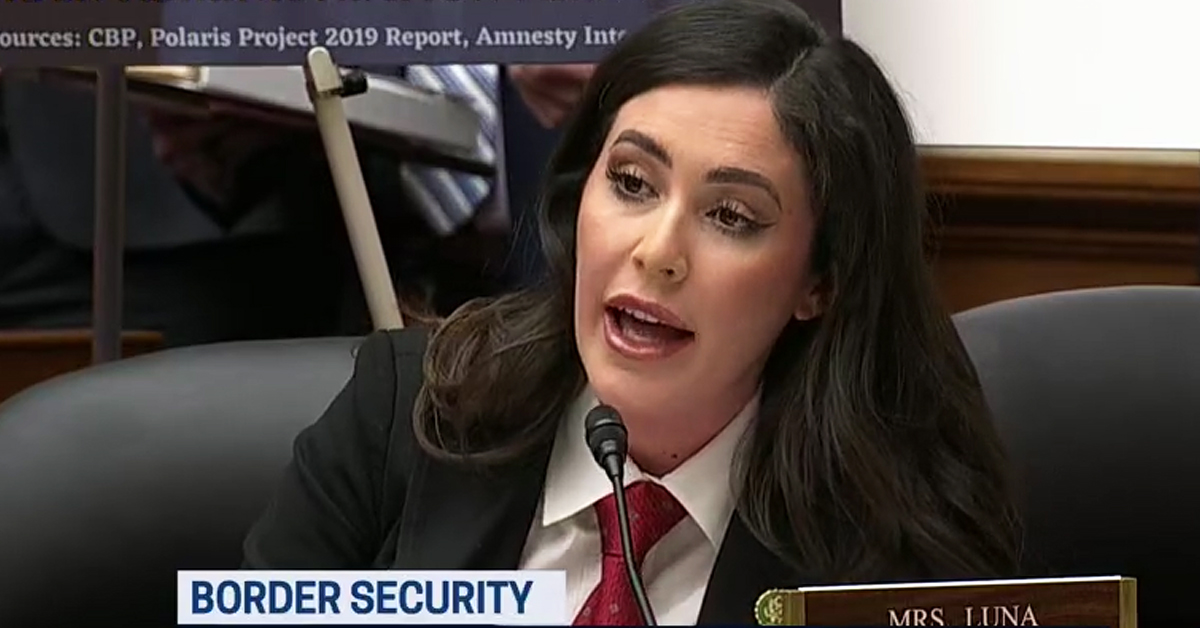 Rep Anna Luna Asks If Majority of Border Agents Are Hispanic