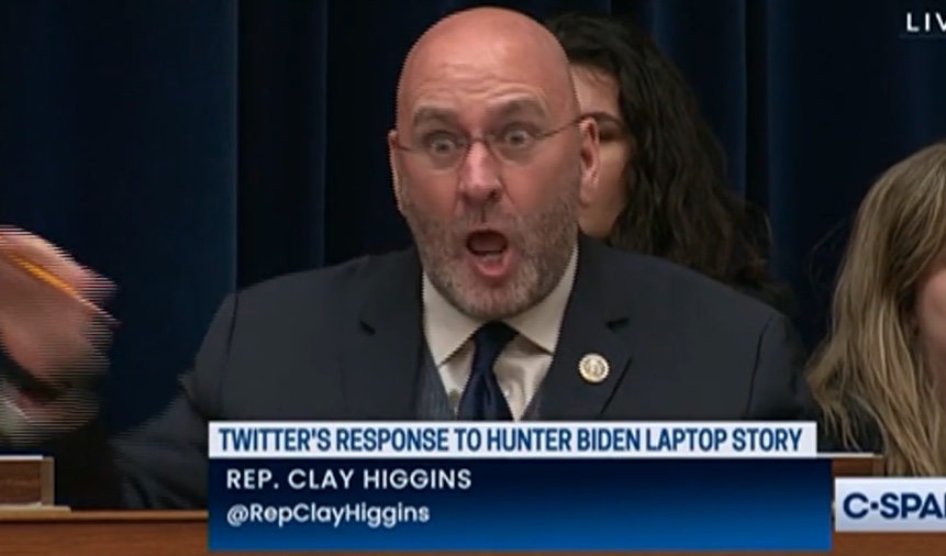 Clay Higgins Rants at Ex-Twitter Employees in Hearing