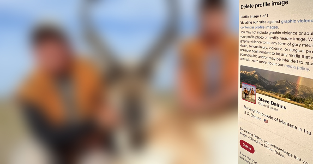 Twitter Suspends Republican Senator for Hunting Photo