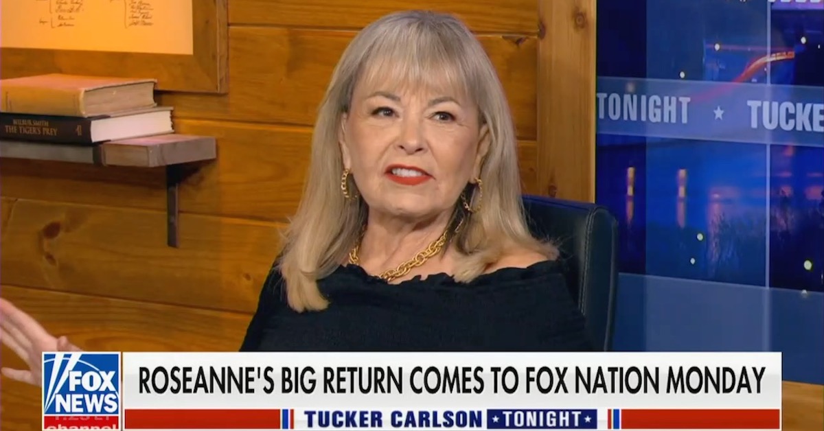 Roseanne Barr Tells Tucker Left 'Has No Sense of Humor'