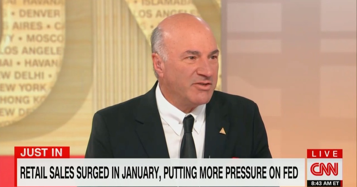 Kevin O'Leary Praises 'Rip Roaring Economy' on CNN