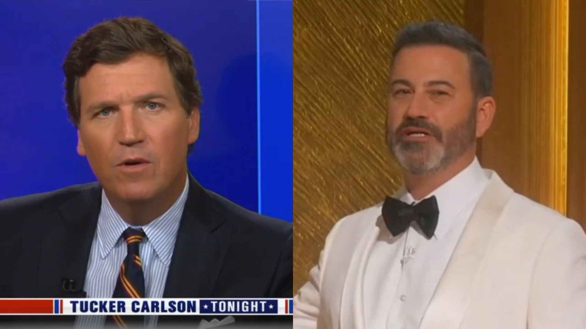 Jimmy Kimmel Takes Shot at Tucker Carlson During Oscars