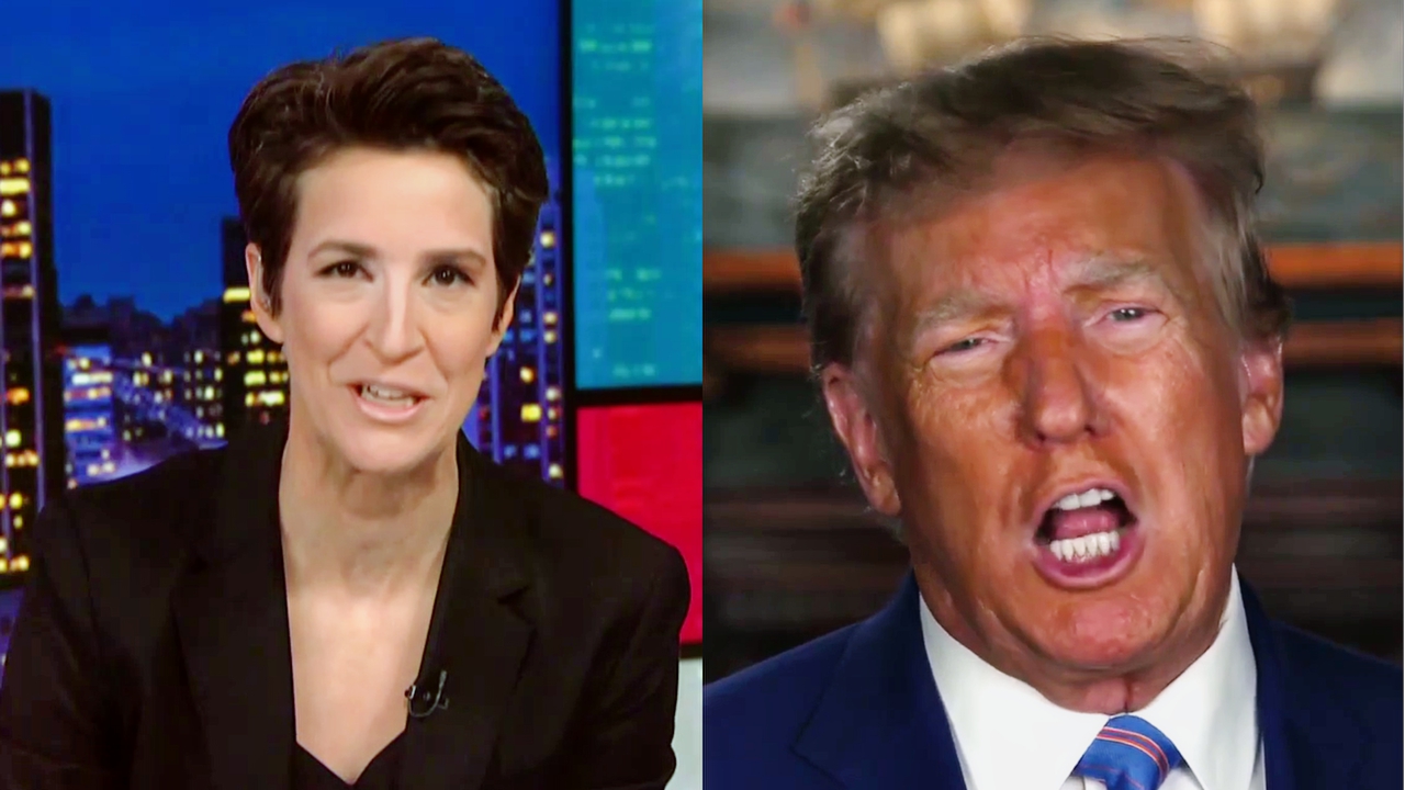 Maddow Unloads on Trump Arrest Rant — Says He's Trying To Incite ...