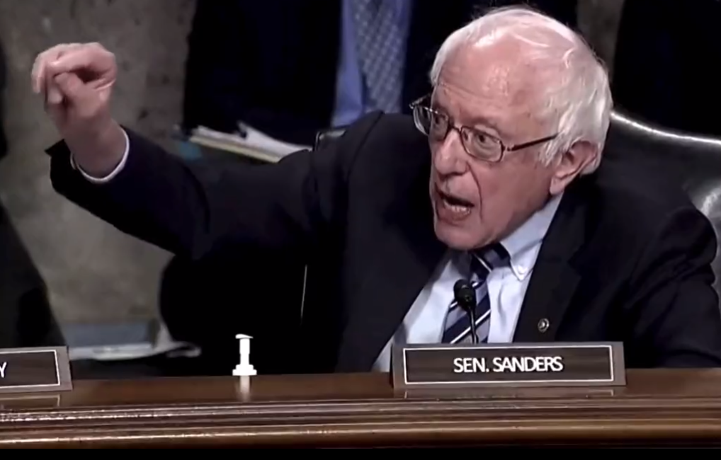 Bernie Sanders Goes OFF on GOP Sen. Mullin During Hearing