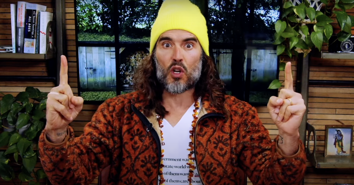 Russell Brand Reminds Critics He Was Almost Arrested Outside Fox News